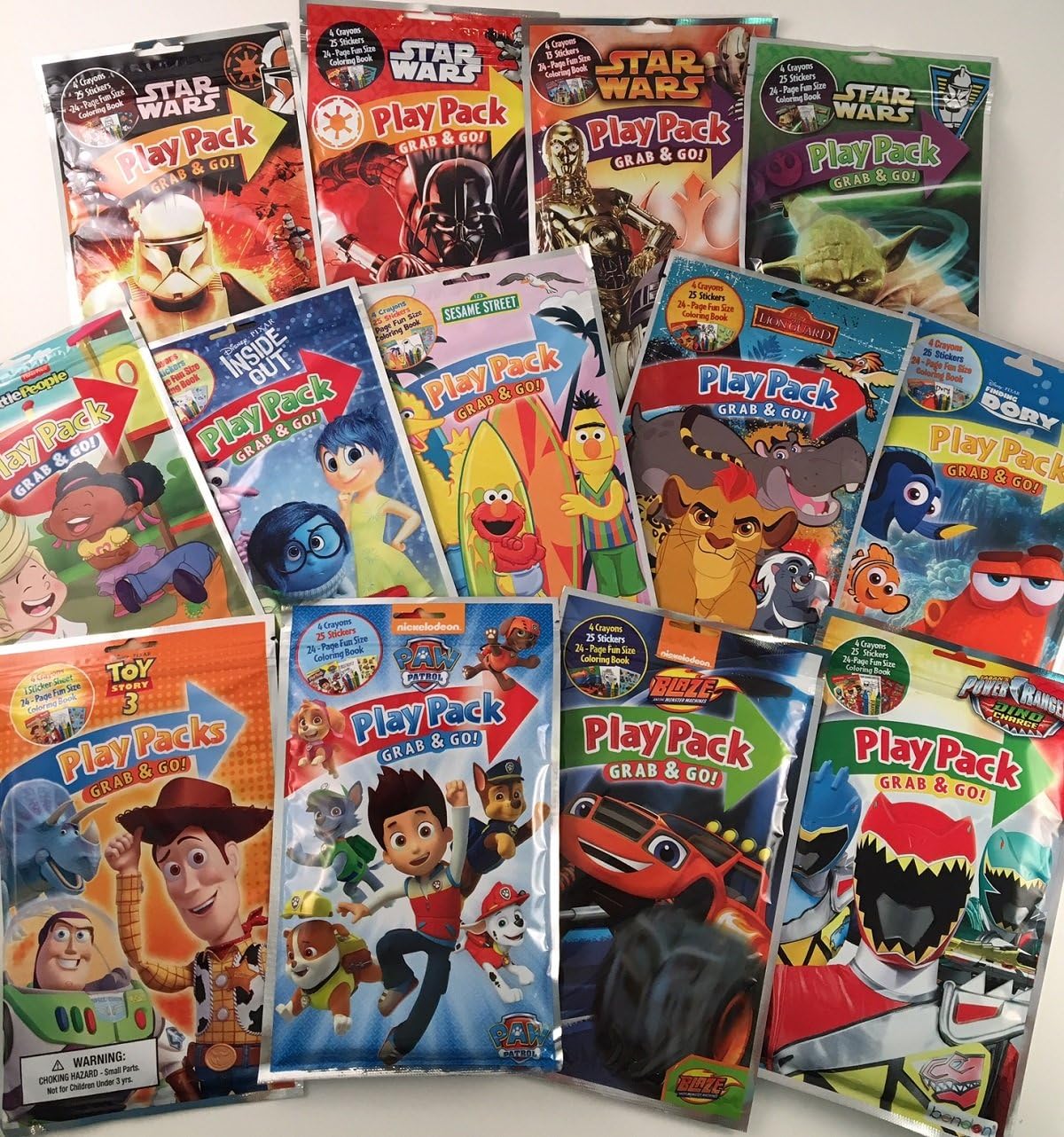 Amazon.com: Play Pack Grab and Go Assorted Set For Boys (8 Different ...