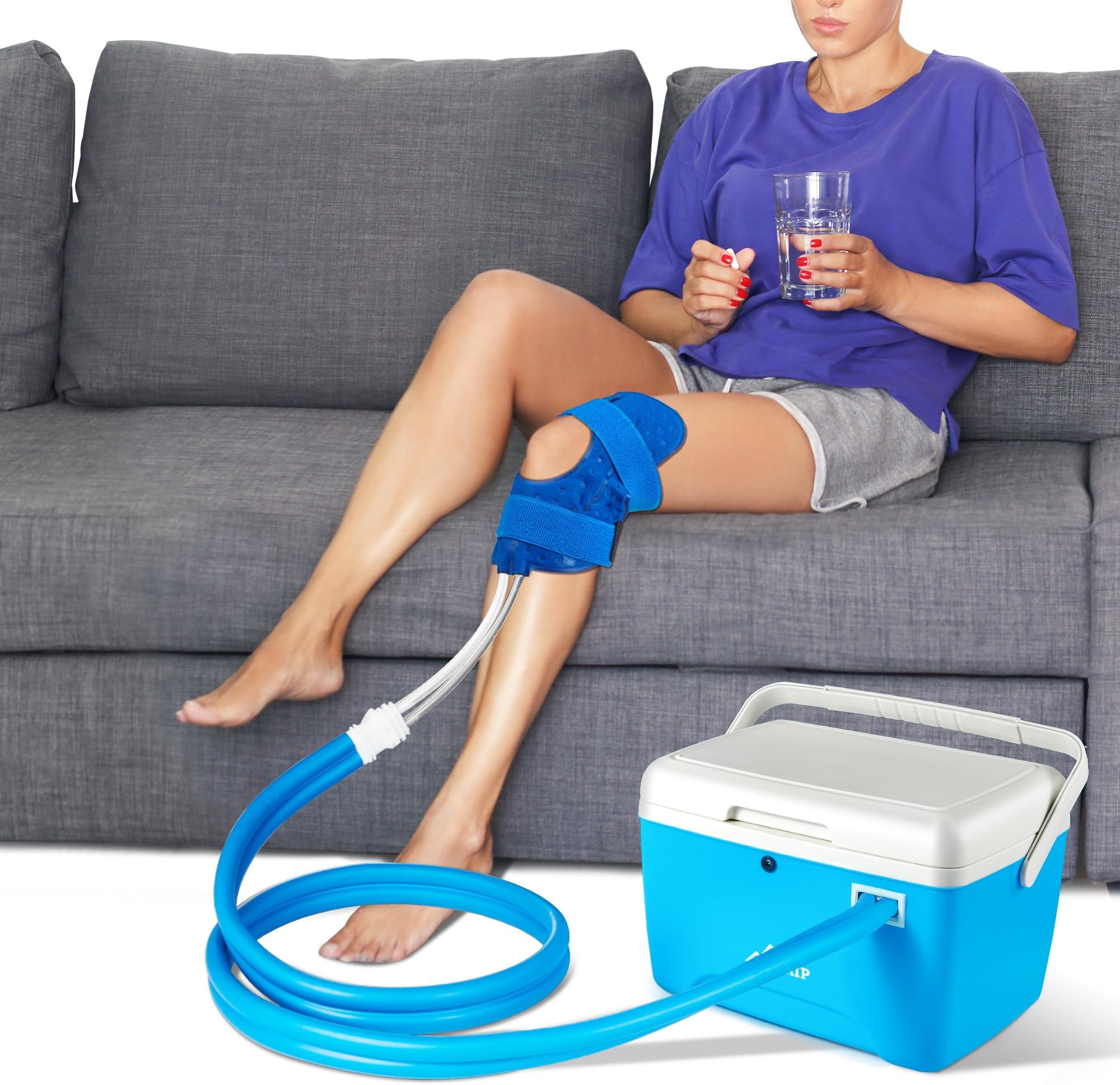 Amazon.com: Ice Machine for Knee After Surgery, Knee Shoulder Ice ...