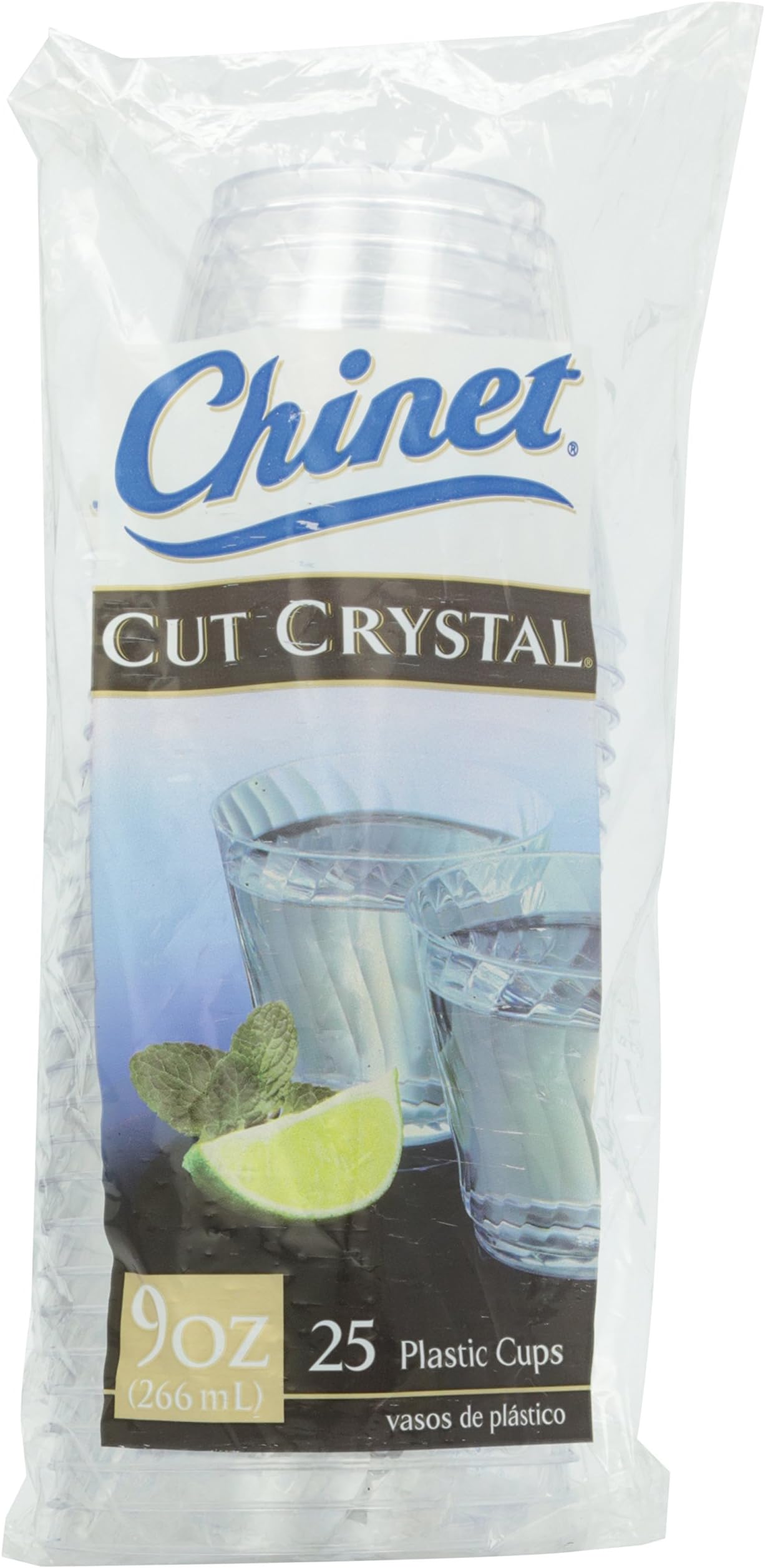 Amazon.com : Chinet Cut Crystal Cups, 25 ct : Health & Household