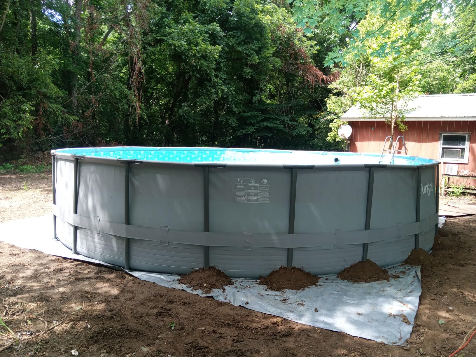 $40/mo - Finance Funsicle 22ft x 52in Round Oasis Above Ground Pool ...