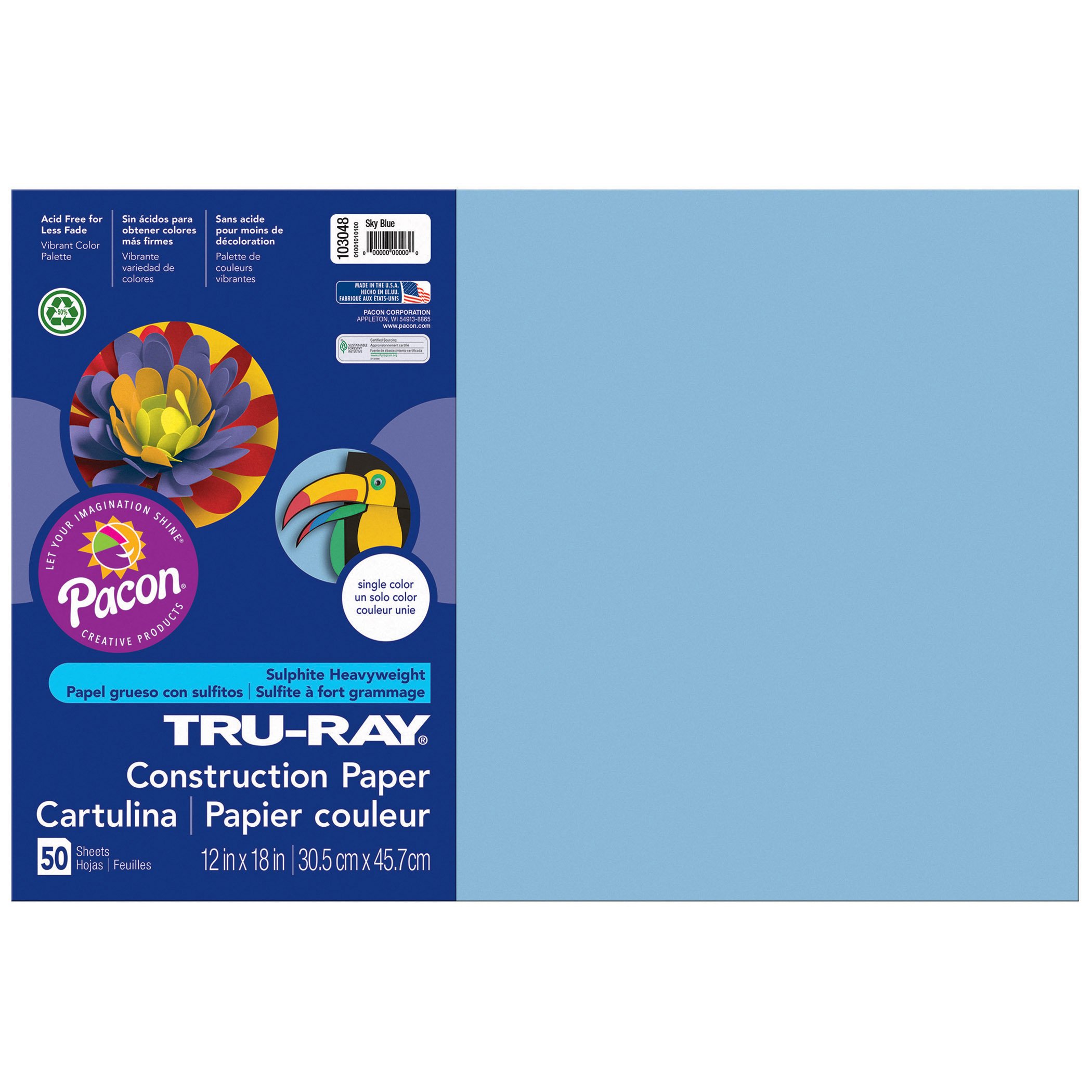 Light Blue Construction Paper