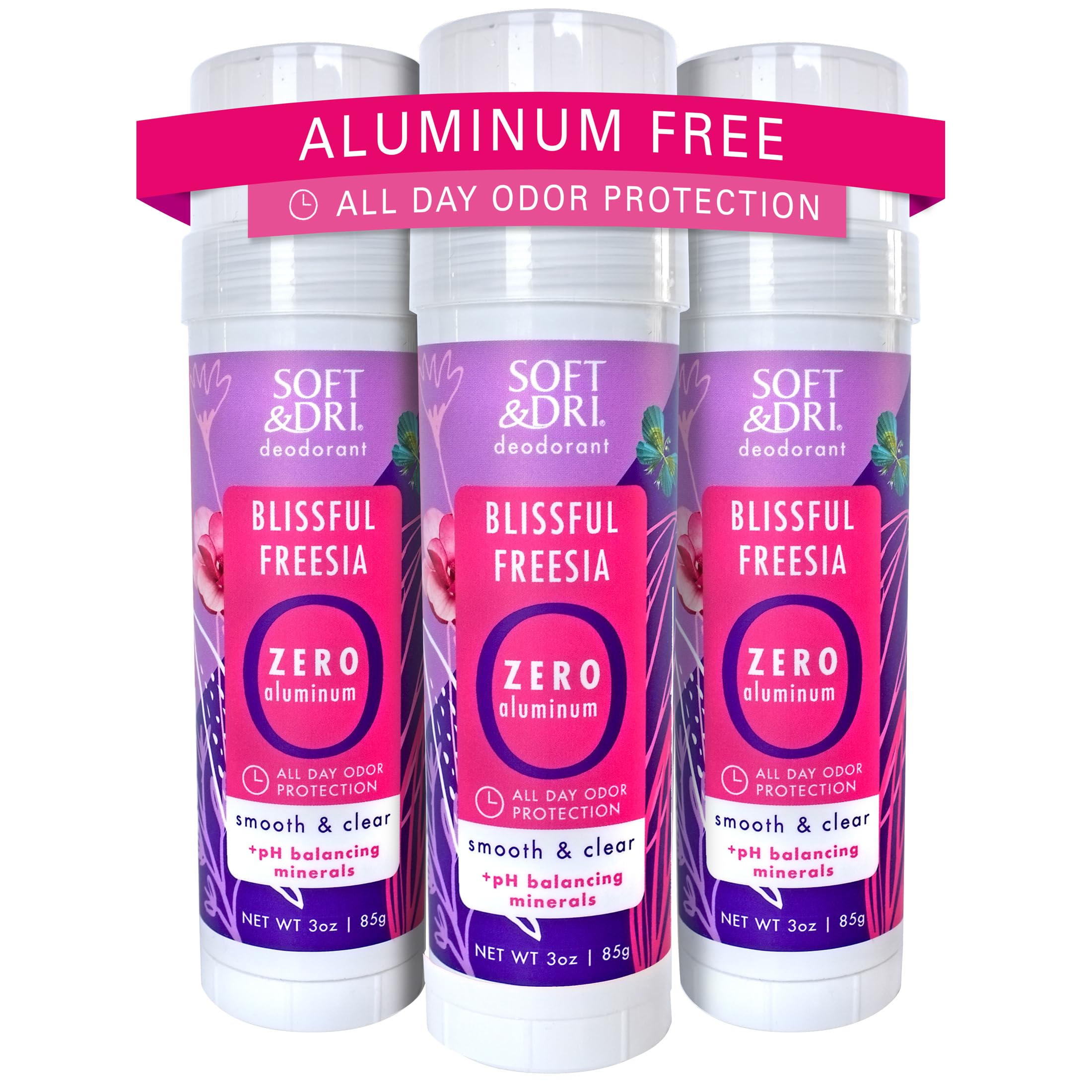 Amazon.com : Soft & Dri Blissful Freesia Aluminum Free Deodorant, 3 oz ...