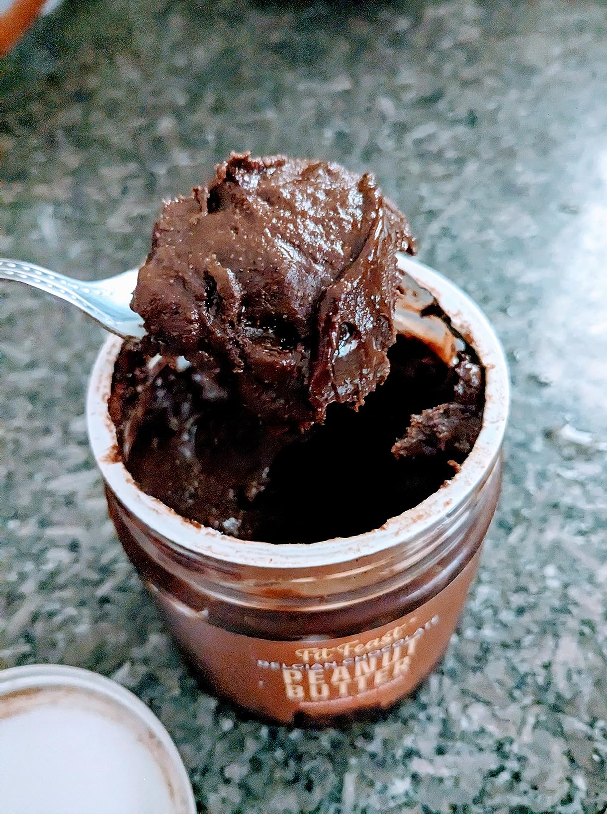 FitFeast Belgian Chocolate Peanut Butter|Hint Of Coffee|Intense Dark ...