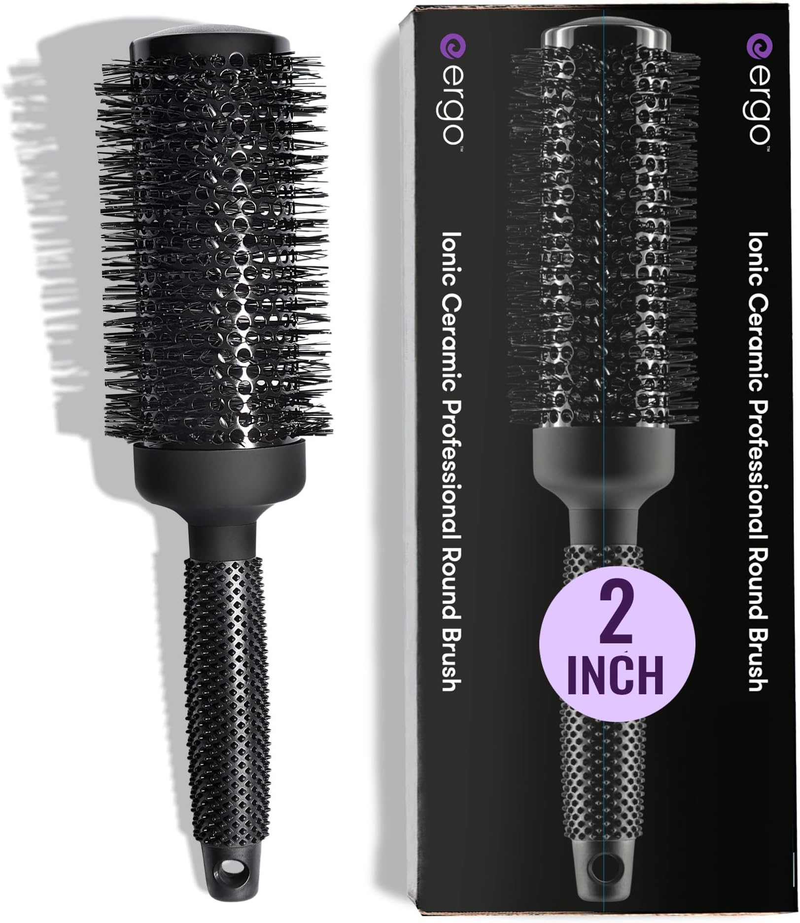 Amazon.com : Ergo Super Gentle Round Brush for Blow Out - Salon Quality ...