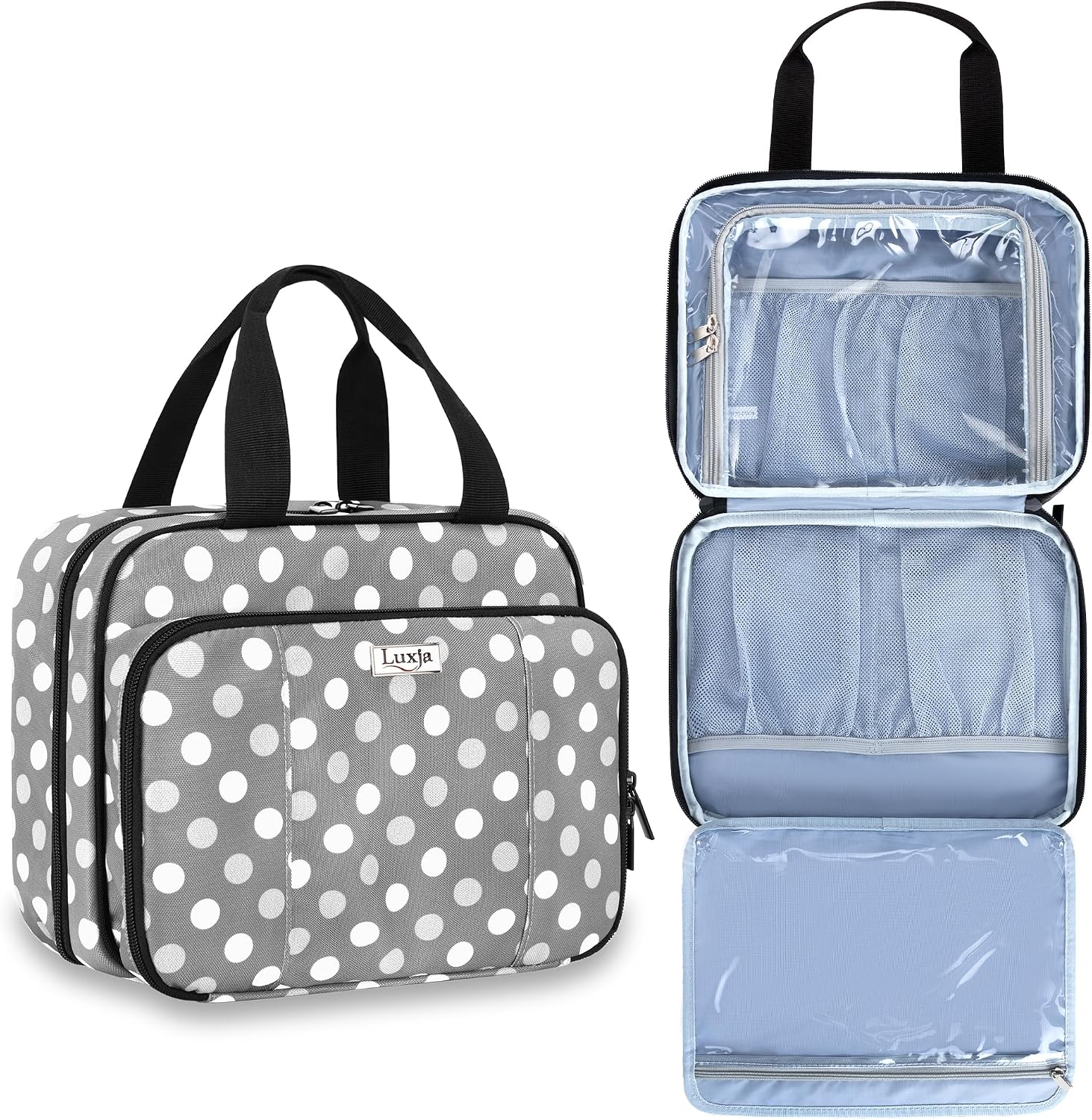 Amazon.com | LUXJA Multi-Pockets Kids Travel Bag with 3 Inner Sections ...