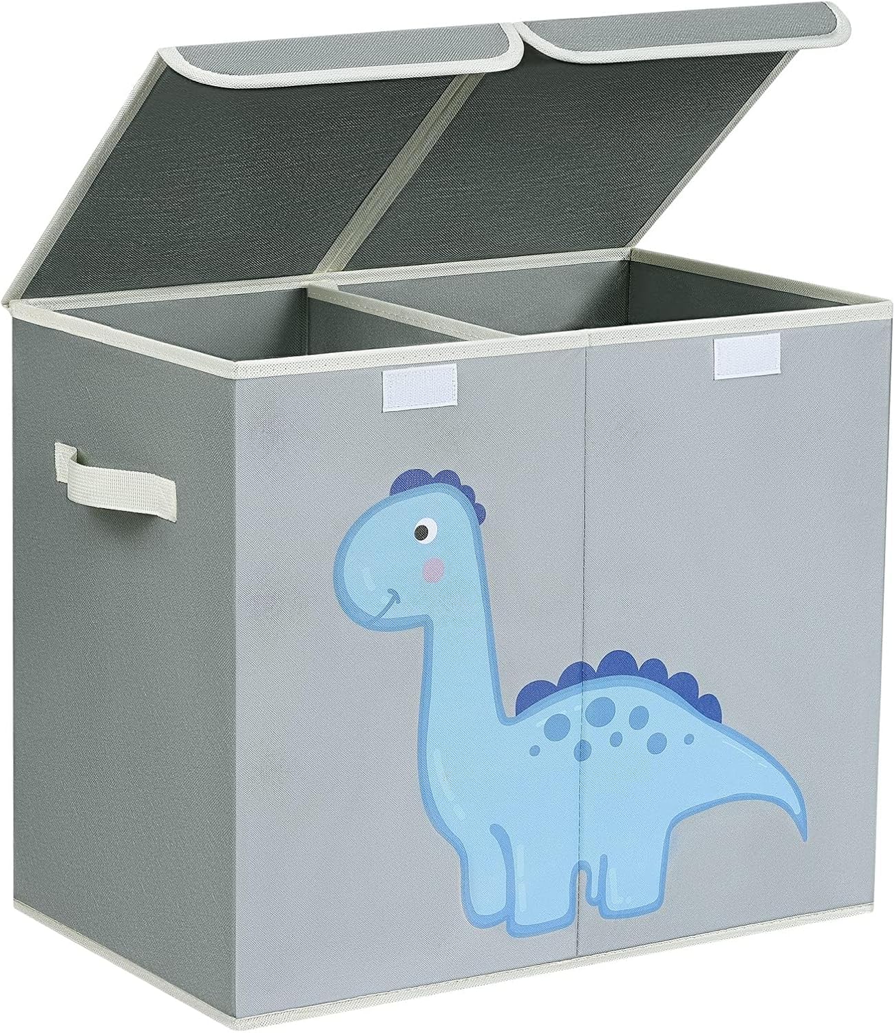 DIMJ Toy Box Storage, Large Storage Box with Lid Foldable Kids Toy ...