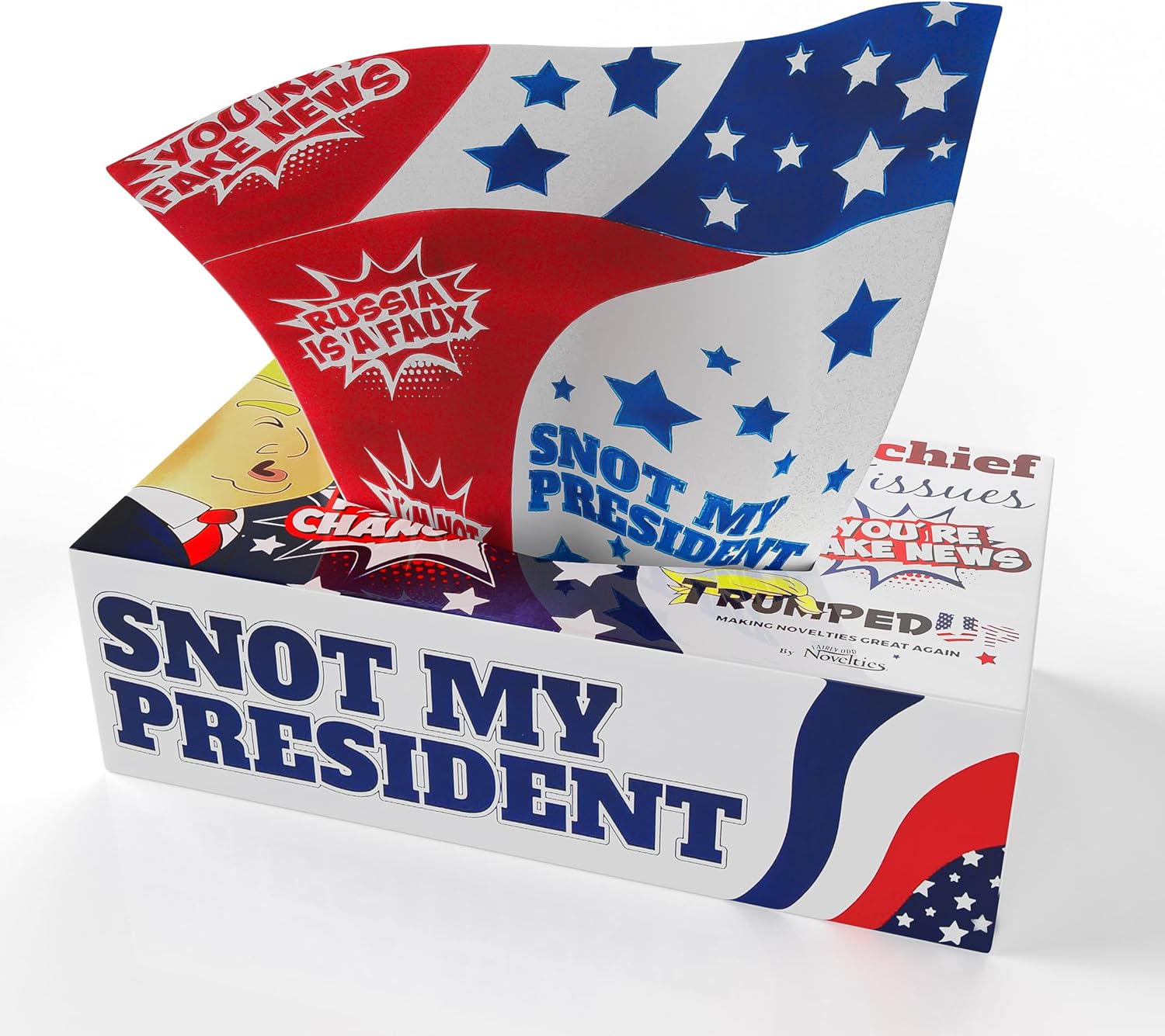 Amazon.com: Donald Trump Snot My President 100 CT Facial Tissue, Soft ...