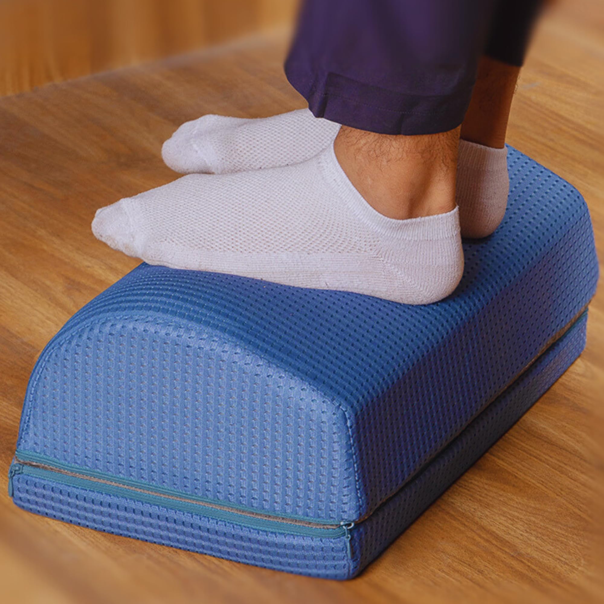 UrbanBed Foam Foot Rest for office chair Height-Adjustable leg rest for ...