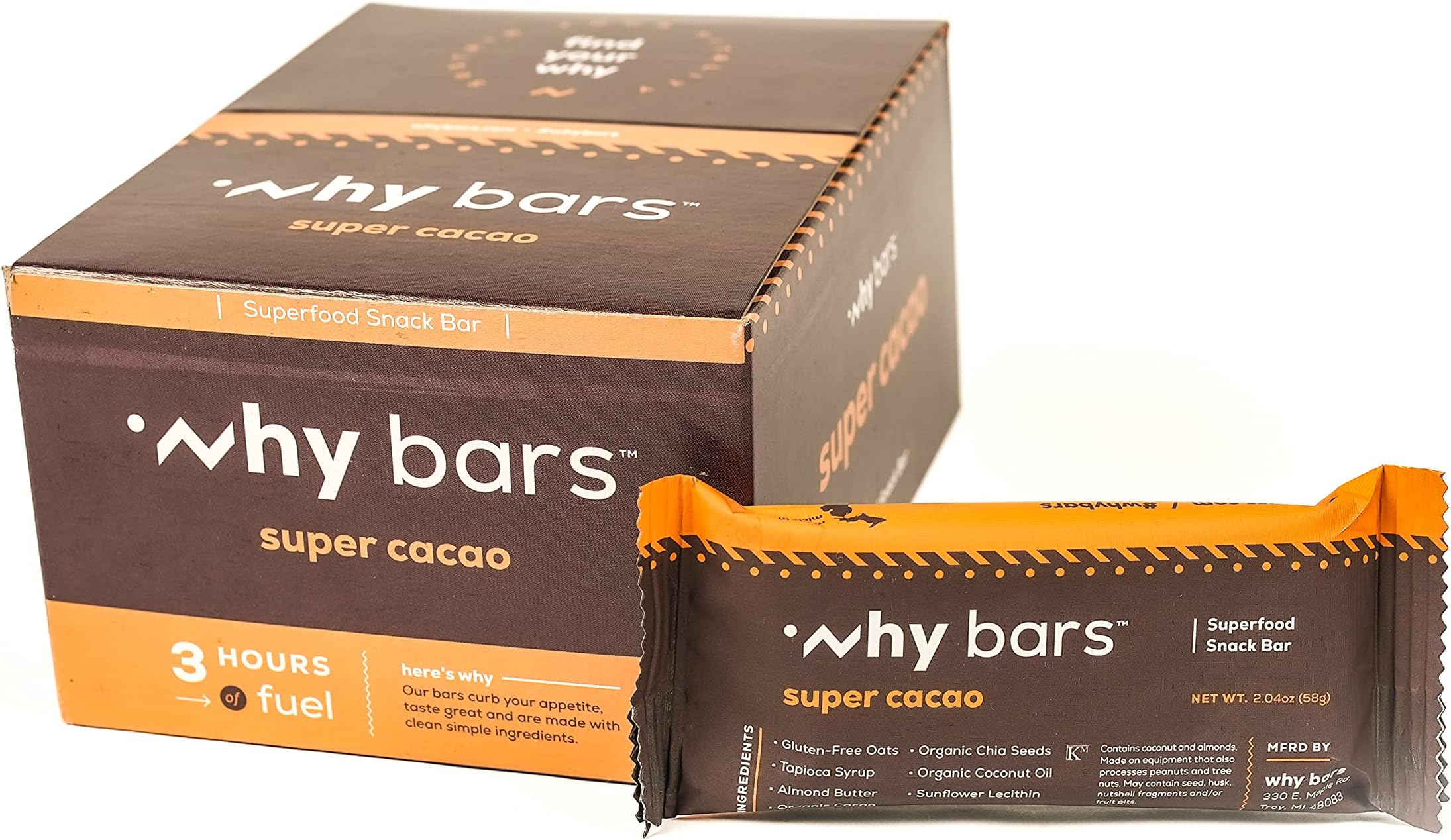 Amazon.com: IQBAR Wild Blueberry Keto Bars, Vegan, Low Sugar, 1.6 ...