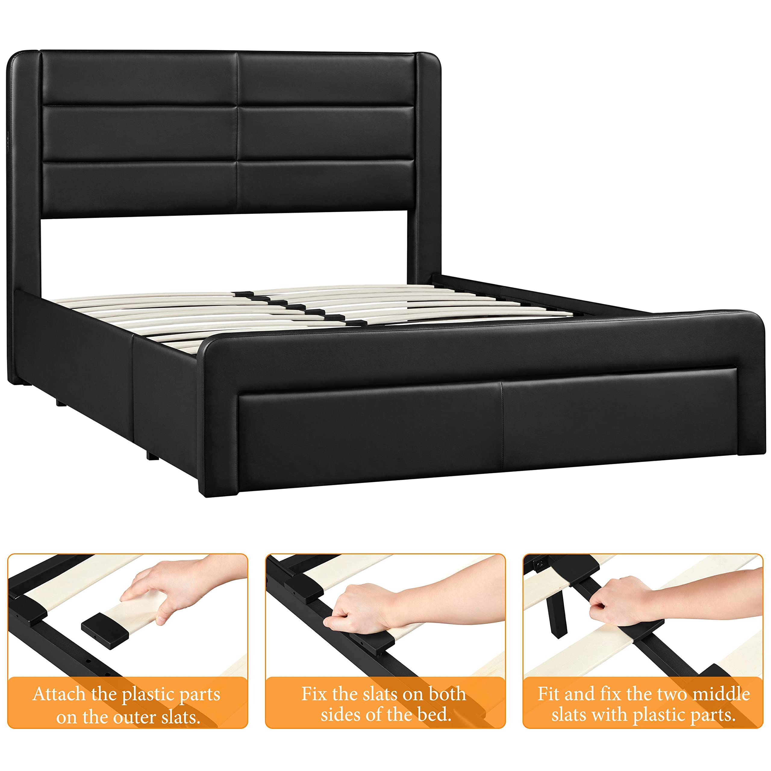 Yaheetech Full Size Bed Frame...B0BTV5X4QZ | Encarguelo.com