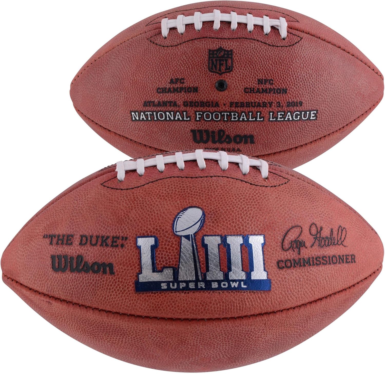 Amazon.com: Super Bowl LIII Wilson Official Game Football - NFL Balls ...