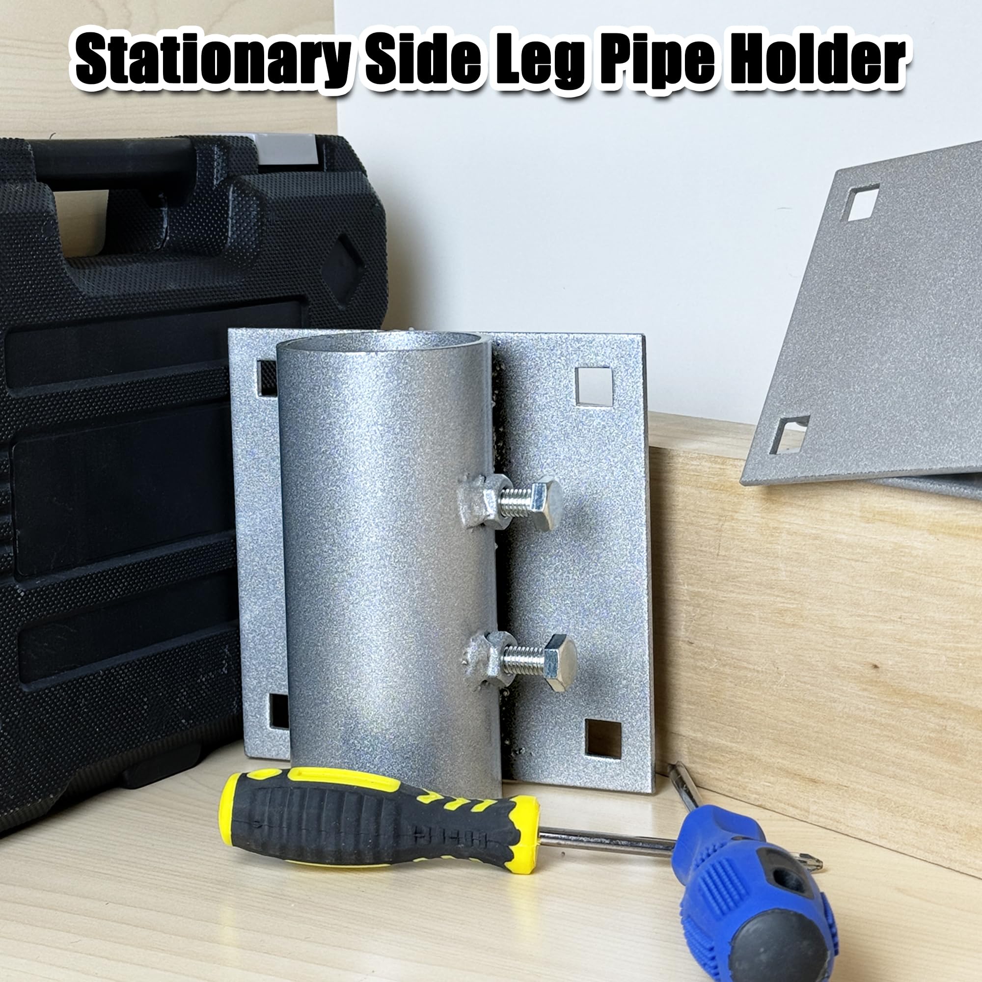 Snapklik.com : Joewuzun Heavy-Duty Stationary Side Leg Pipe Holder For ...