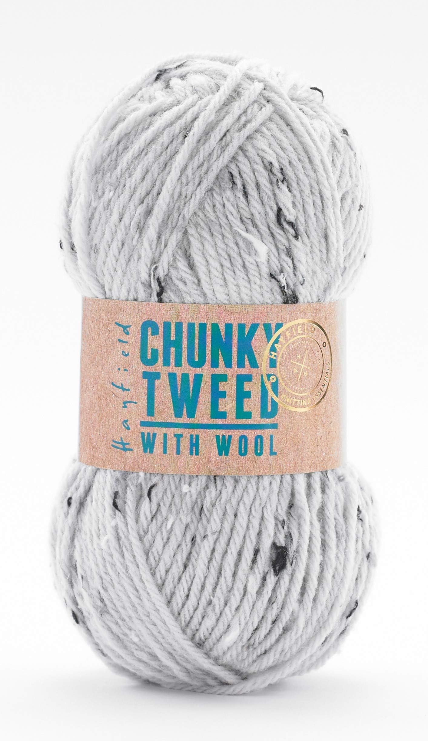 Hayfield Chunky Tweed with Wool 100g - 195 Beverely : Amazon.co.uk ...