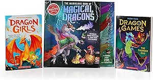 Amazon.com: Klutz Marvelous Book of Magical Dragons Craft Kit, Plus The ...