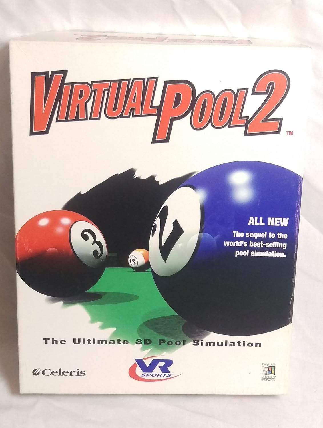 Virtual Pool 2 Big Box PC Game Complete GC : Amazon.co.uk: PC & Video Games
