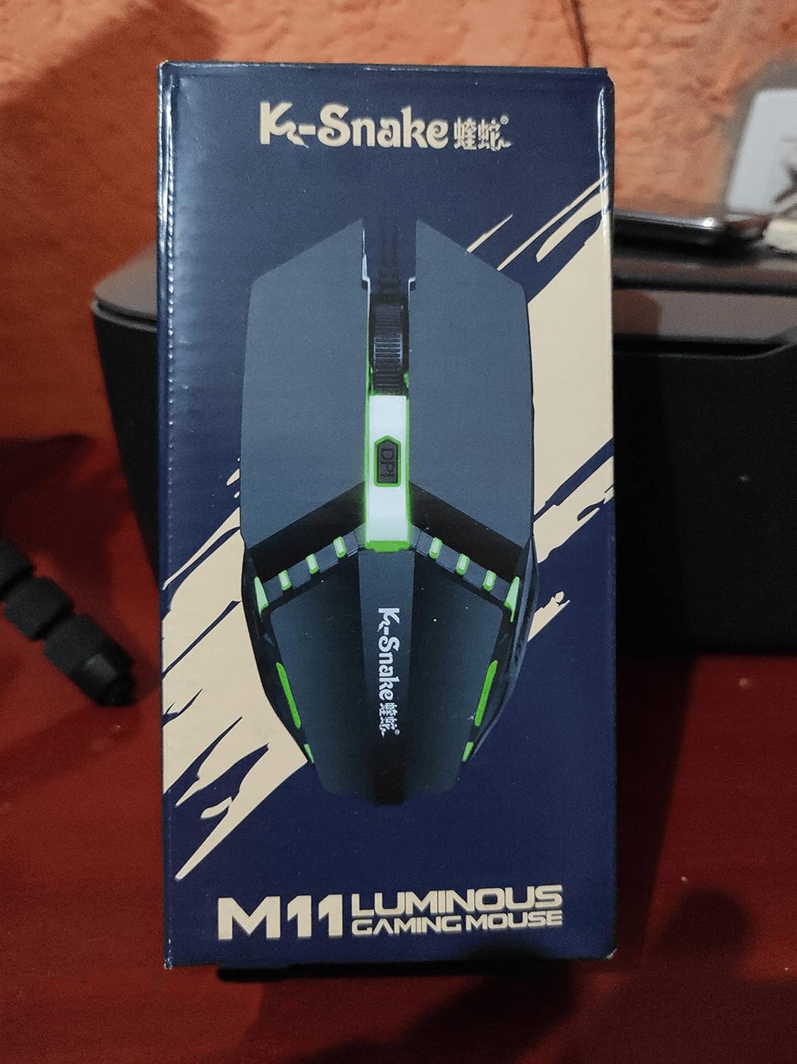 K-Snake LED Gaming Maus Viper M11, ergonomisch, Wired 1600 DPI: Amazon ...