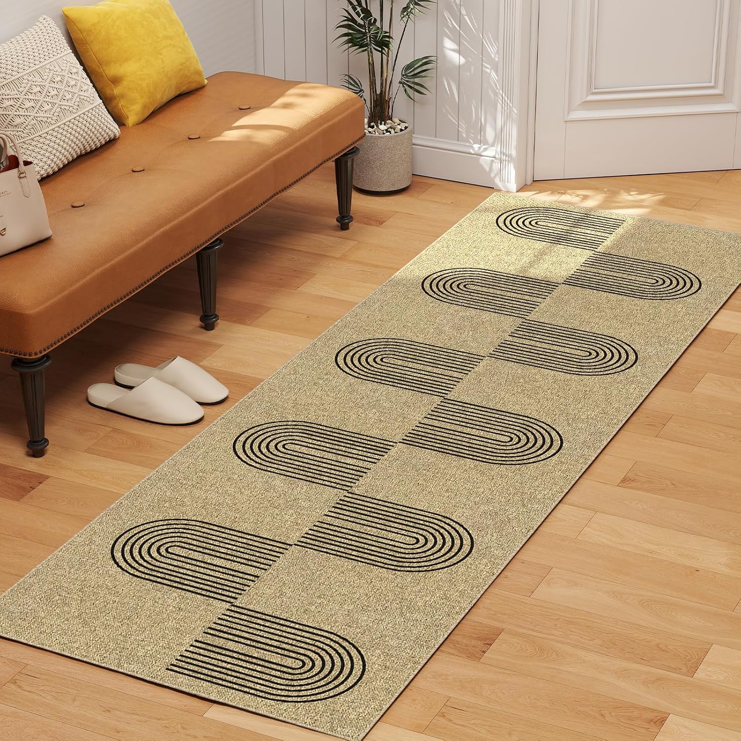 Amazon.com: Vipfree Easy Jute Runner Rug 2x6, Washable 2x6 Kitchen Mat ...