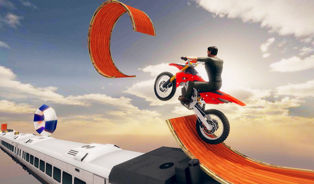 Fury Rider Road Trail Impossible Stunts - Bike Stunt Tricks Master ...