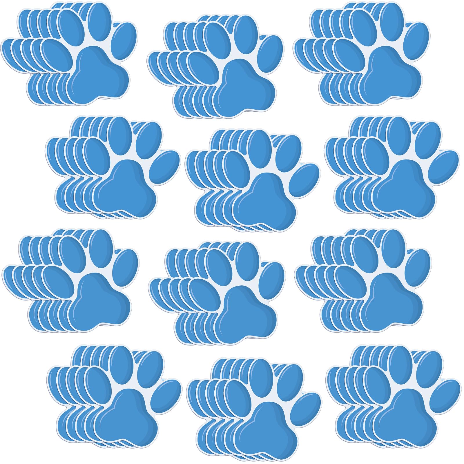 Snapklik.com : Junkin 60 Pcs Mini Paw Prints Cutouts Accents Decor ...