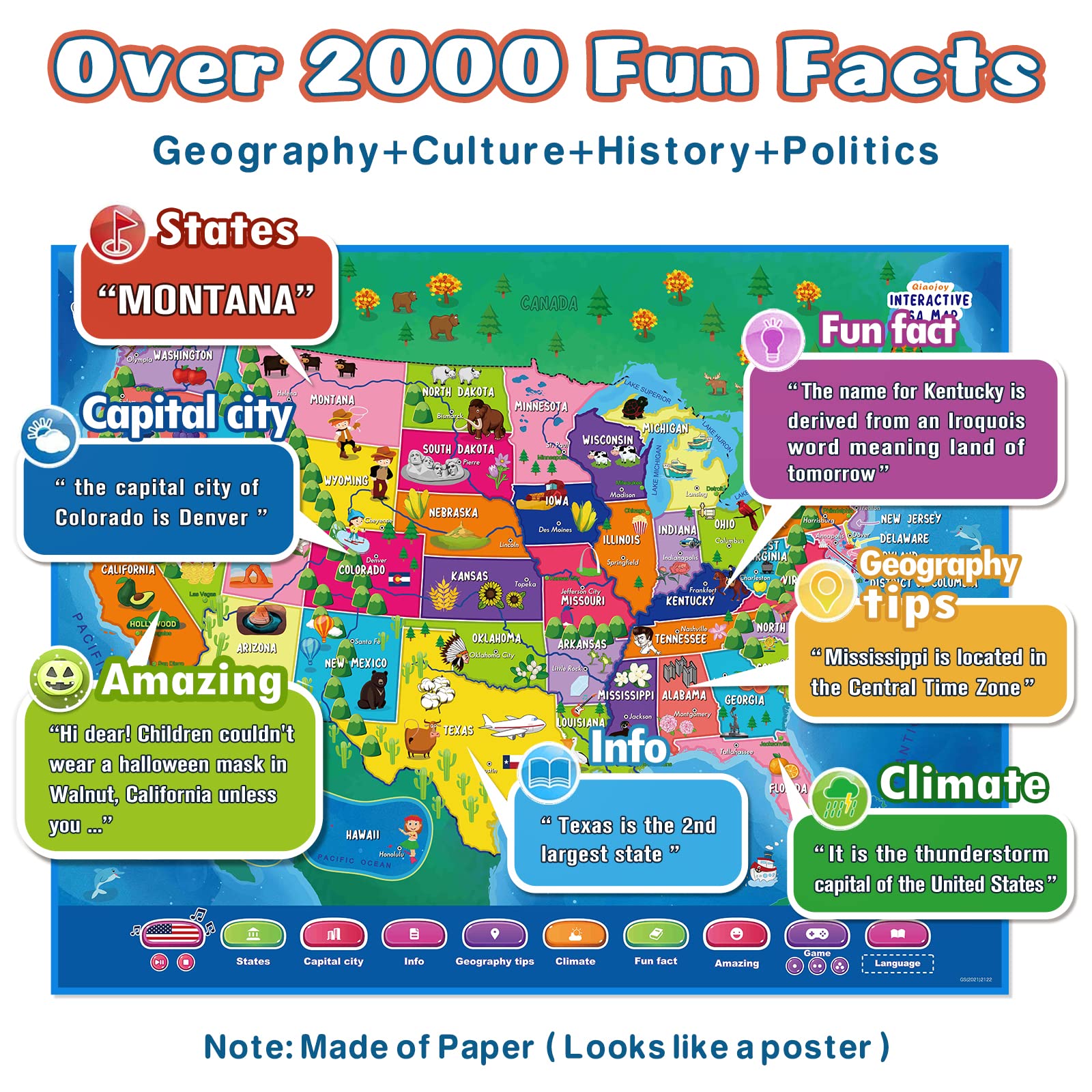 interactive united states map for kids