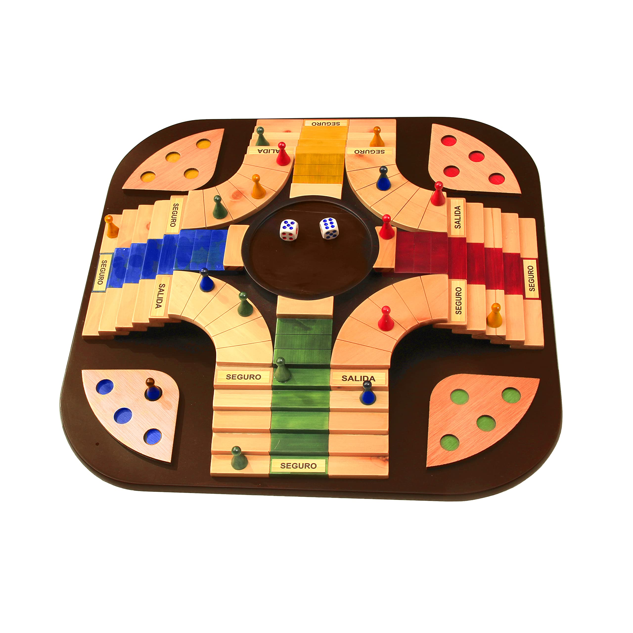 Parcheesi Board Game Wooden, Parques Colombiano, Colombian Gifts ...