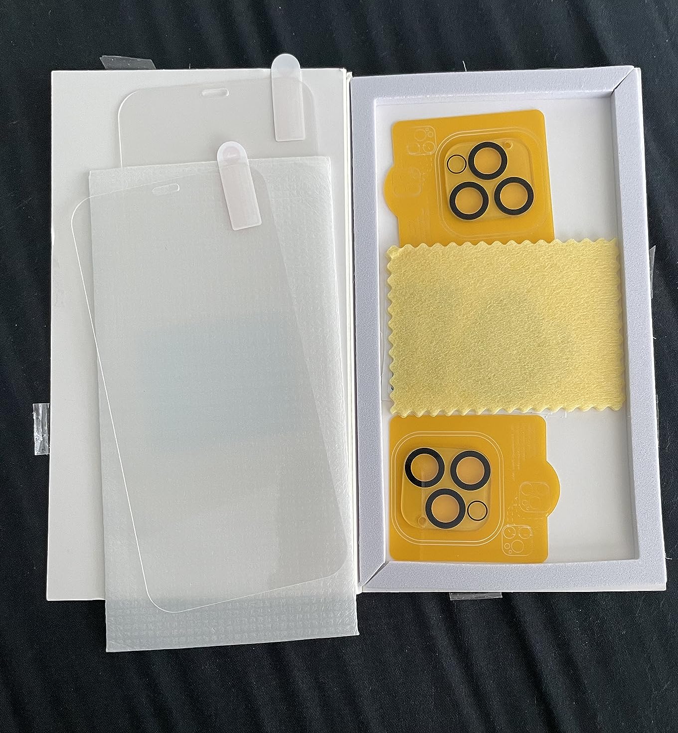 4youquality [4-in-1 Screen Protector for iPhone 12 Pro with Camera Lens ...