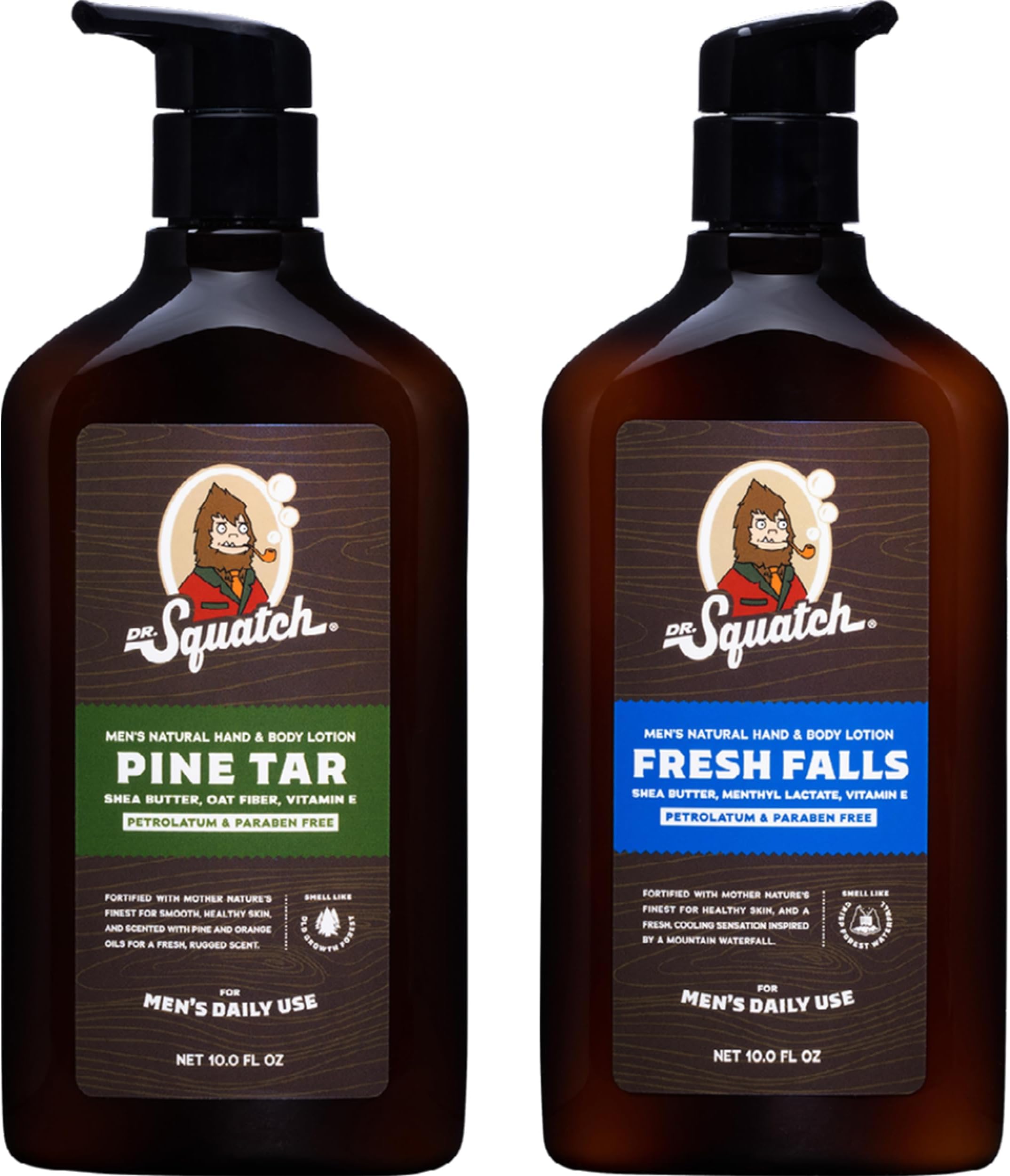 Amazon.com : Dr. Squatch Natural Hand and Body Lotion for Men - Made ...