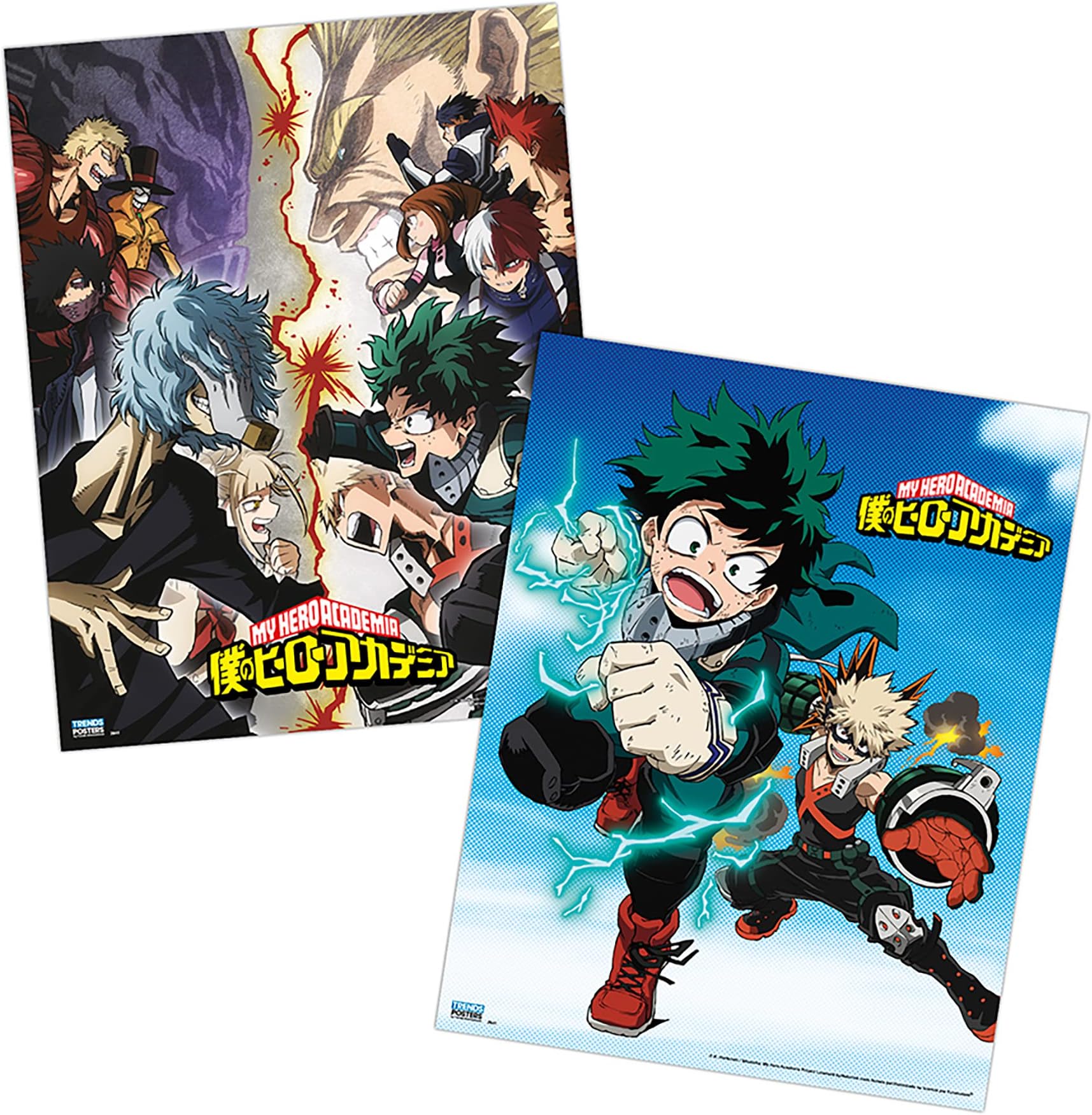 Amazon.com: Trends International 11X14 2 Pack-My Hero Academia Poster 2 ...
