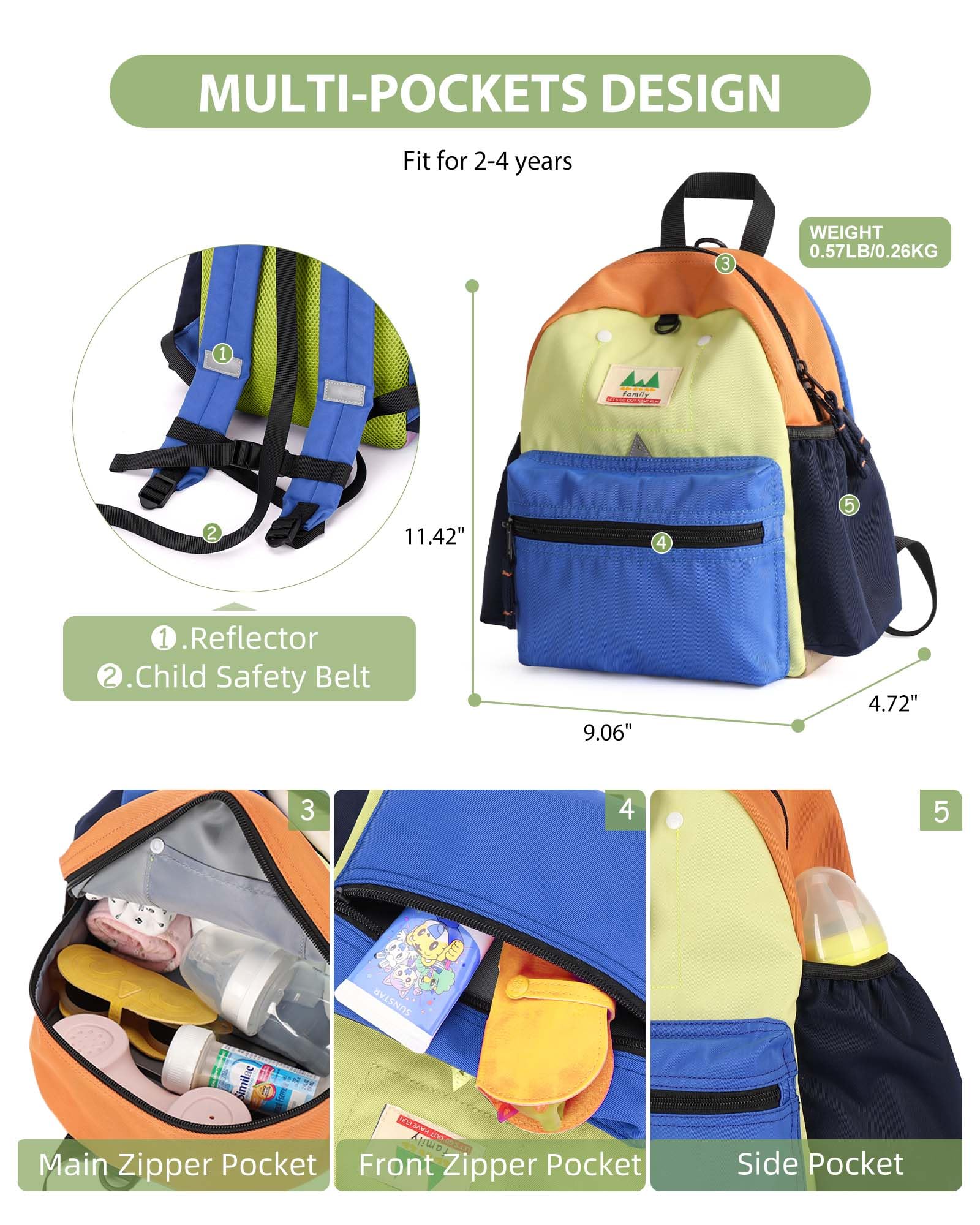Snapklik.com : Kids Backpack Toddler Backpack For Girls Boys School ...
