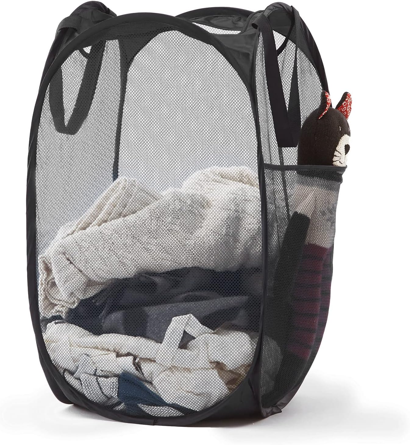 Amazon.com: Handy Laundry Collapsible Mesh Pop Up Hamper with Wide ...