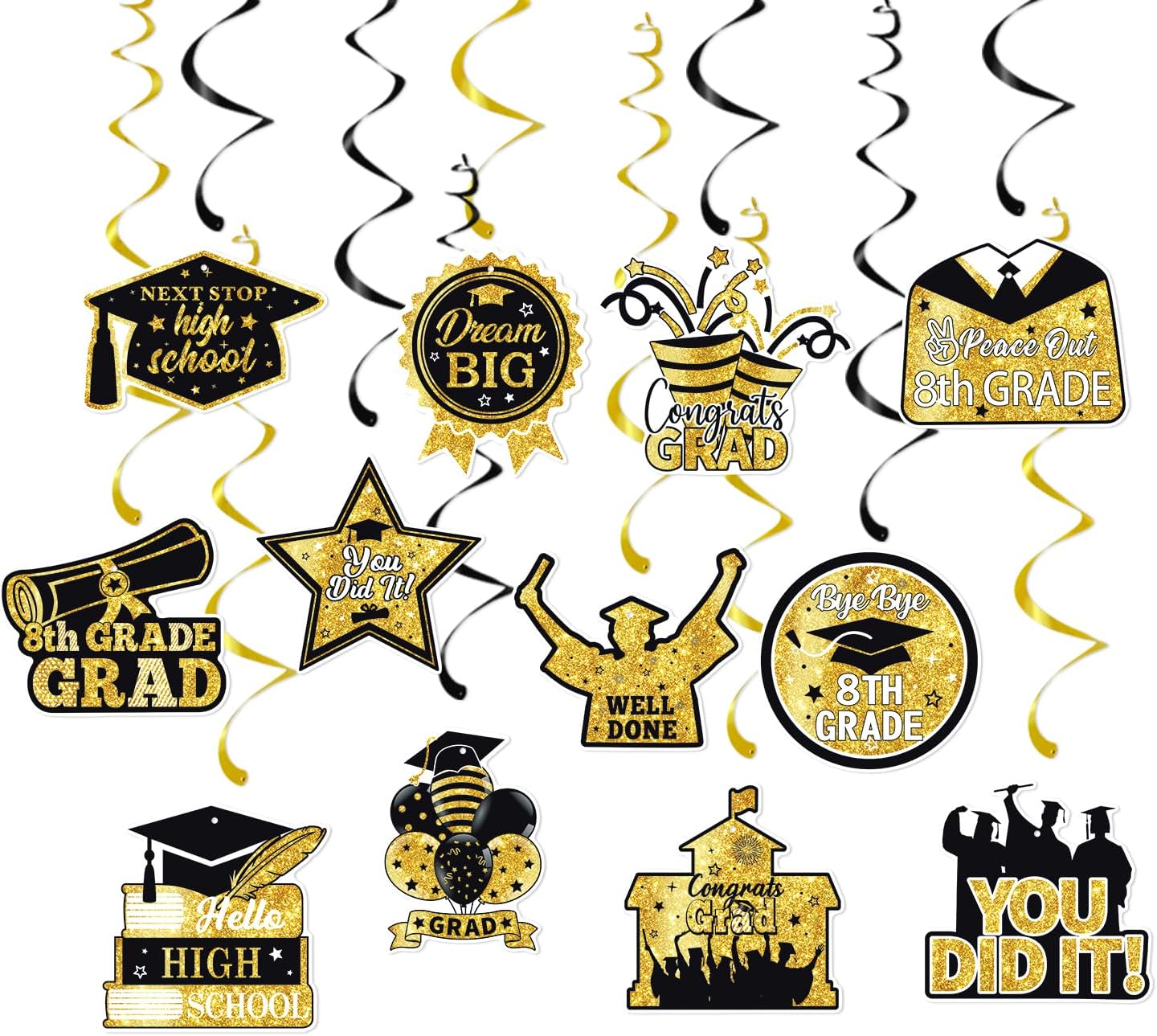 Amazon.com: 8TH Grade Graduation Decorations 2025, 8TH Grade Graduation ...