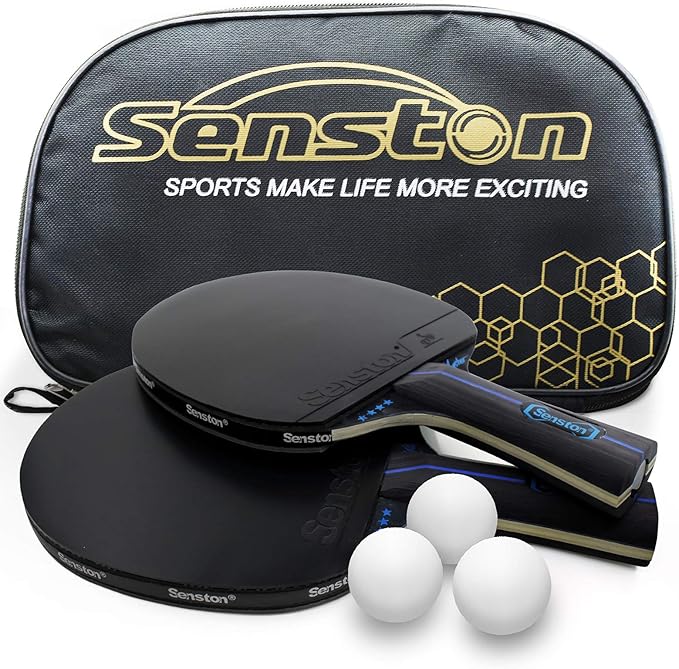 Senston Professional Ping Pong Paddles Set - 2 Table Tennis Paddles ...