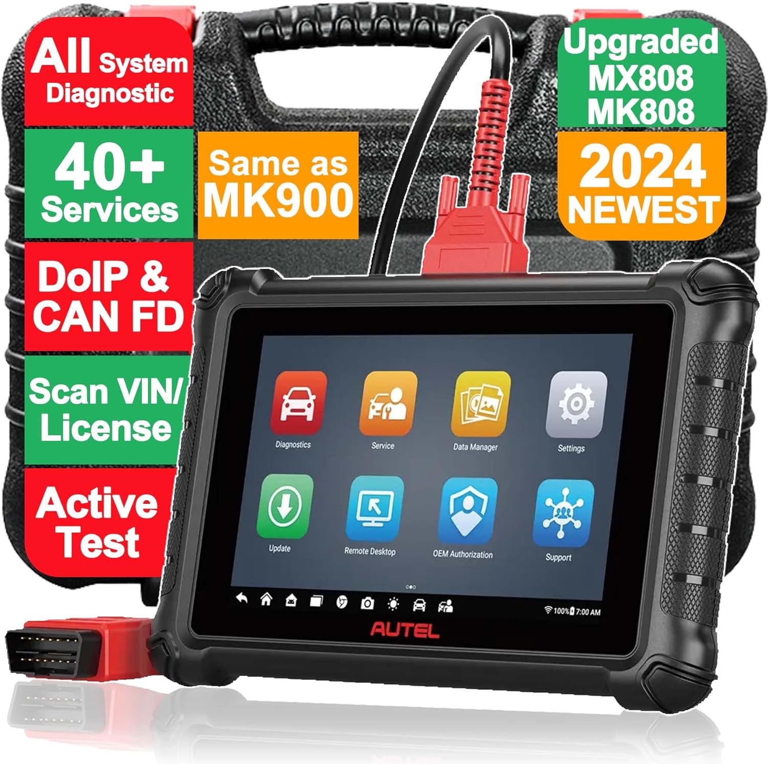 Amazon.com: Autel MaxiCheck MX900 OBD2 All System Diagnostic Scanner ...