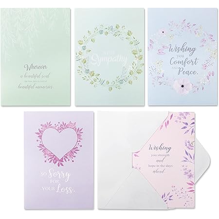 Amazon.com : Paper Craft IG98644-RE Religious Sympathy Card Assortment ...