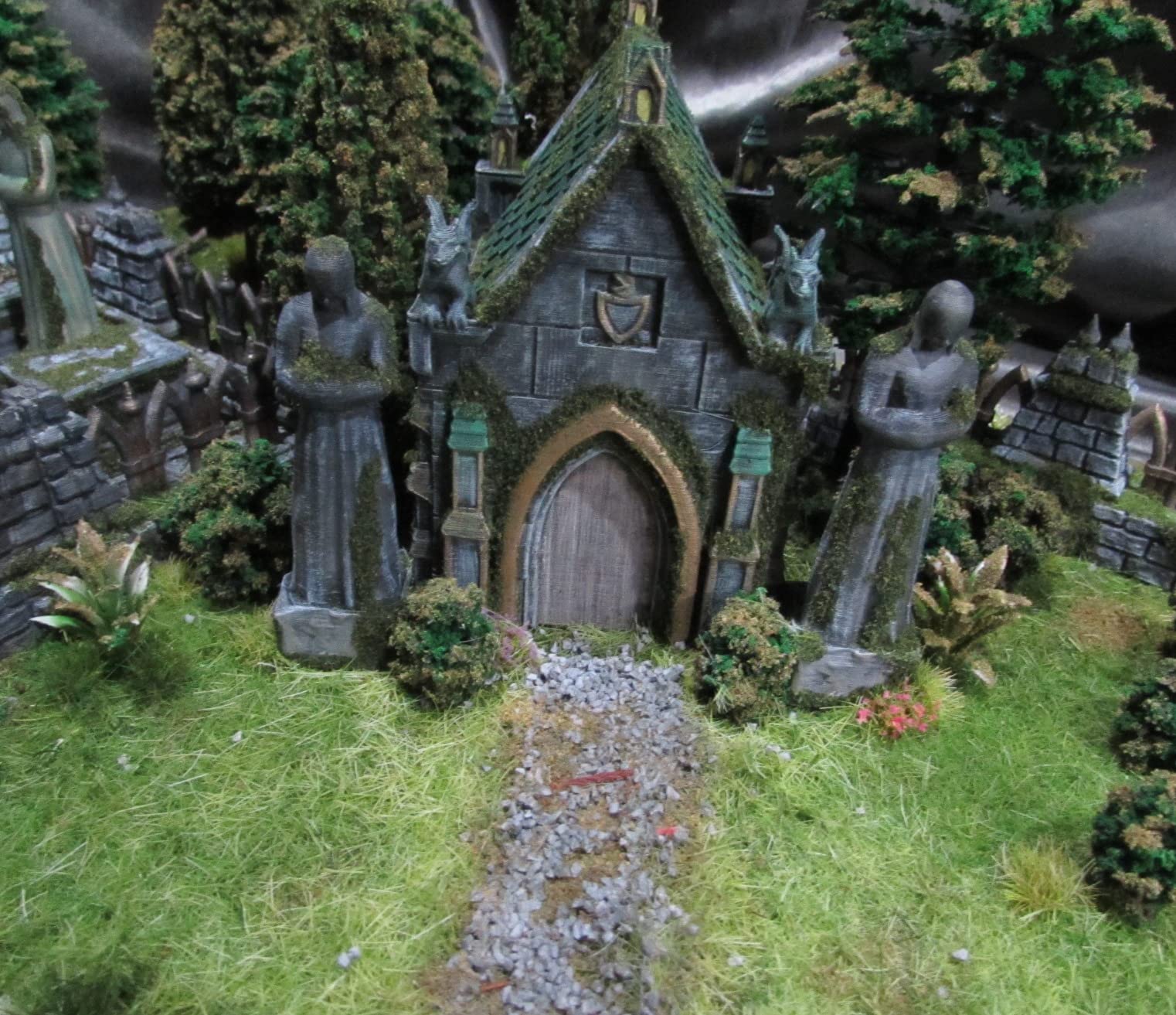 $4/mo - Finance EnderToys Mausoleum Graveyard Scene, Terrain Scenery ...