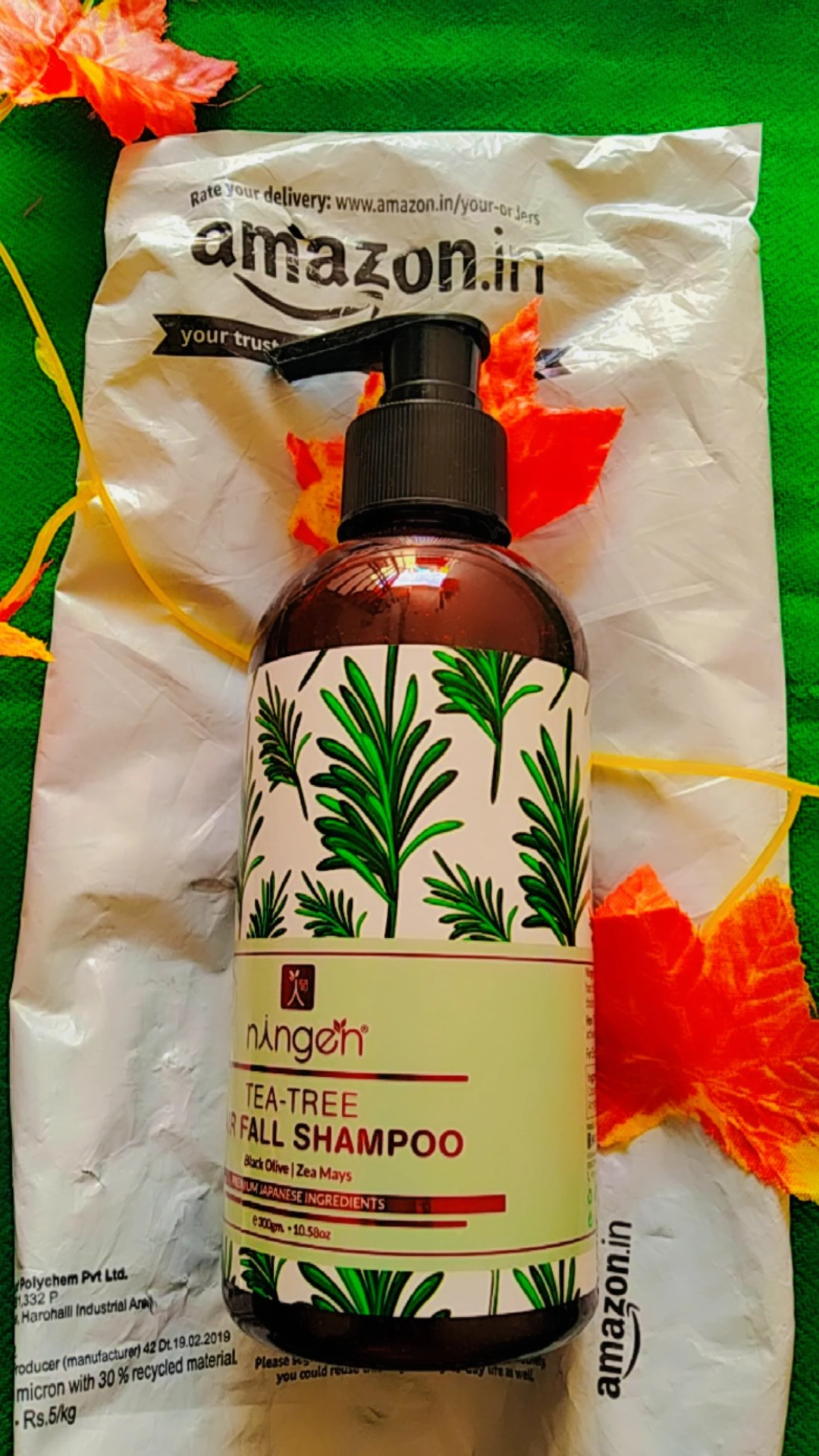 Buy Ningen Teatree Anti Hair Fall Shampoo I Infused with Black Olive ...