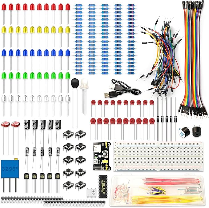 Amazon.com: DaFuRui Electronics Component Kit，37 Values Total 480 Pcs ...