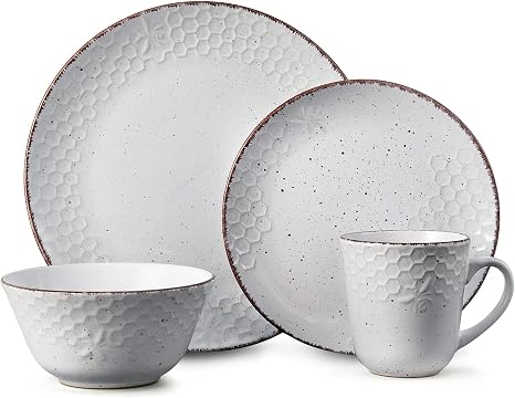 Amazon.com | Pfaltzgraff Bumble Bee 16 Piece Dinnerware Set, Service ...