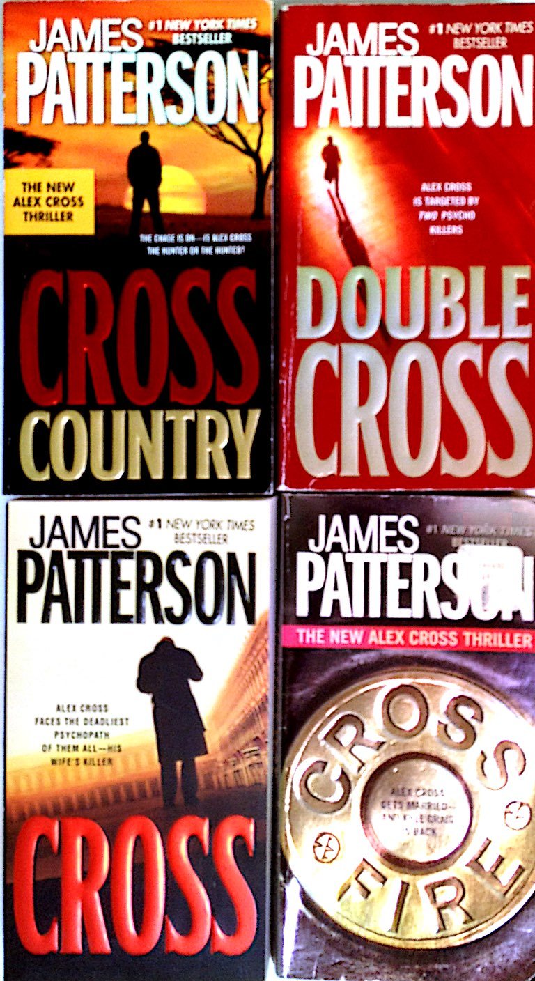 Alex Cross Series-4 Books: Cross, Double Cross, Cross Country & Cross ...