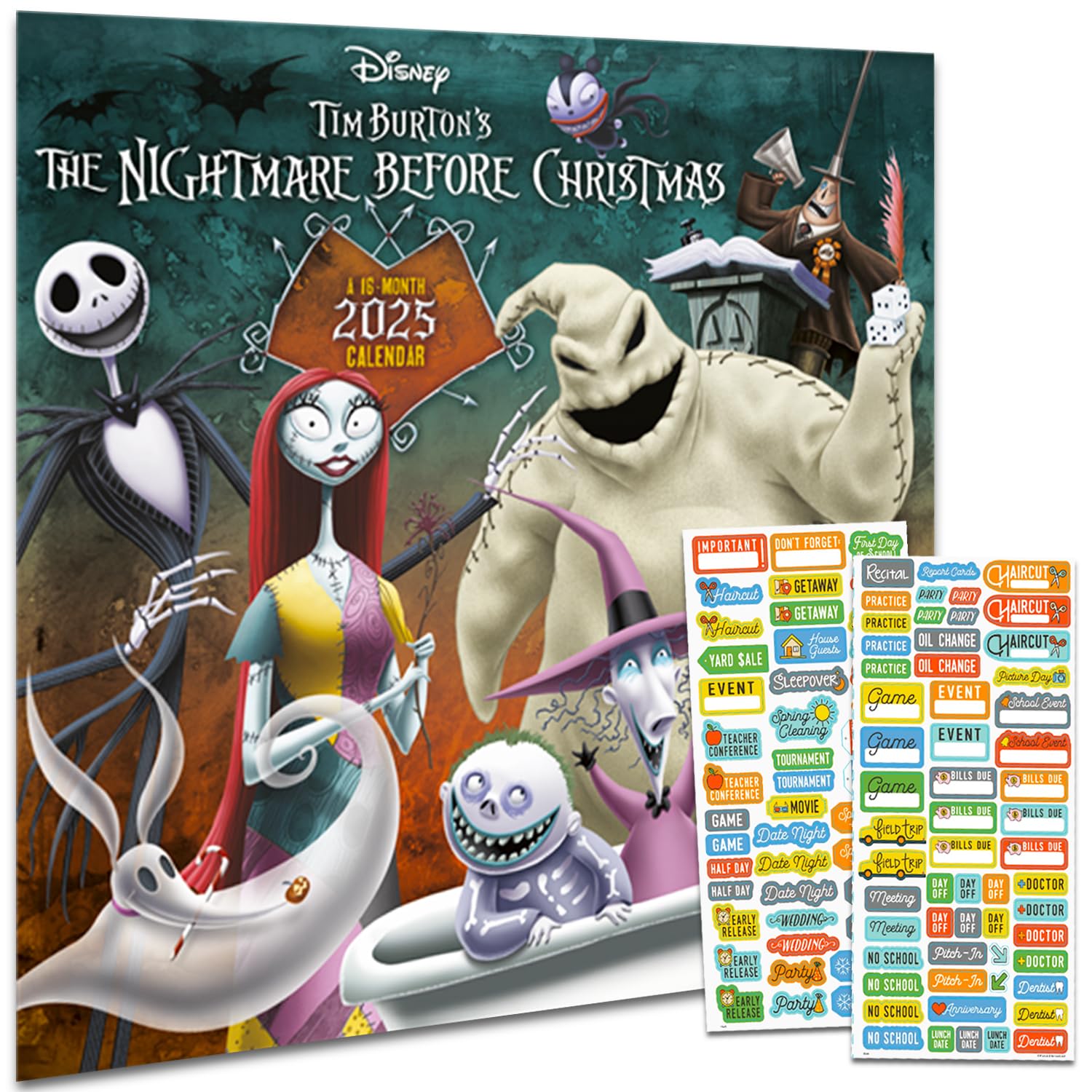 Buy Nightmare Before Christmas 2025 - Deluxe 2025 Jack Skellington Wall ...