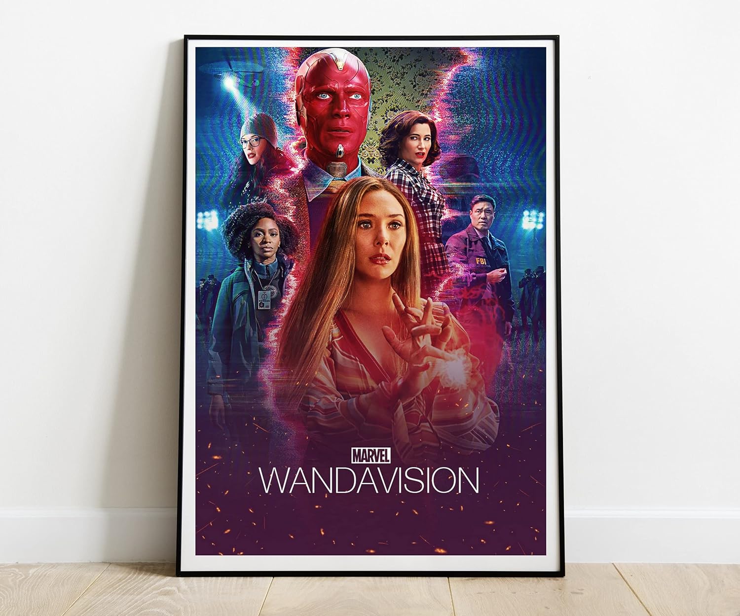 Amazon.com: n Poster Compatible with Wanda Vision Superheroine Comic ...