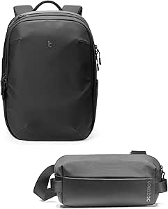 Amazon.com: tomtoc 17.3 Inch Laptop Backpack & Compact EDC Sling Bag : Electronics