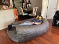 Amazon.com: Sofa Sack - Plush Bean Bag Sofas with Super Soft Microsuede ...