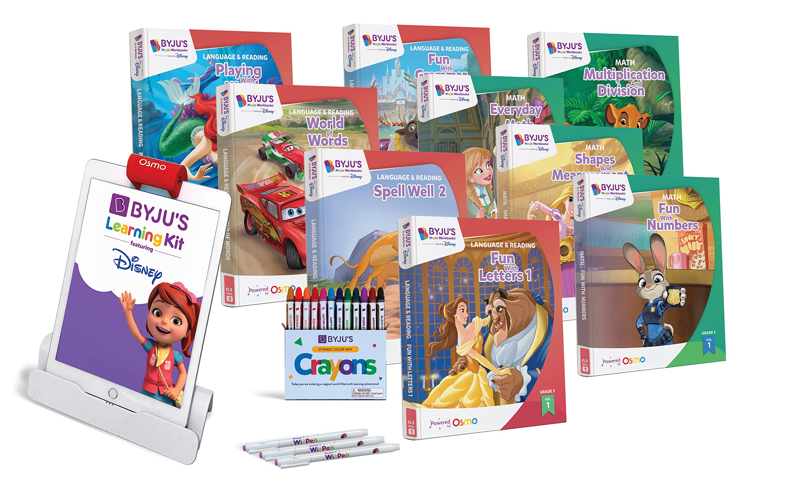 Buy BYJU’S Learning (Featuring Disney), 3rd Grade Premium Kit-Ages 7-9 ...