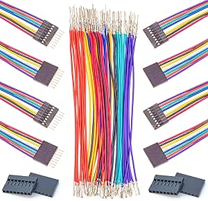 Amazon.com: Kidisoii Dupont 2.54mm Wire Male to Female Connector and 22AWG Pre-Crimped Cable ...