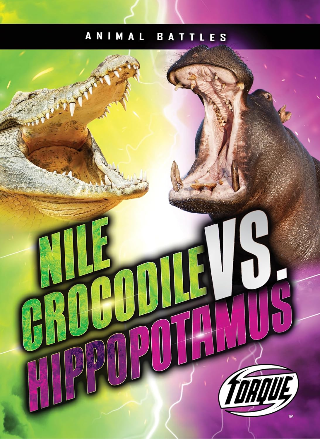 Amazon | Nile Crocodile Vs. Hippopotamus (Animal Battles) | Downs ...