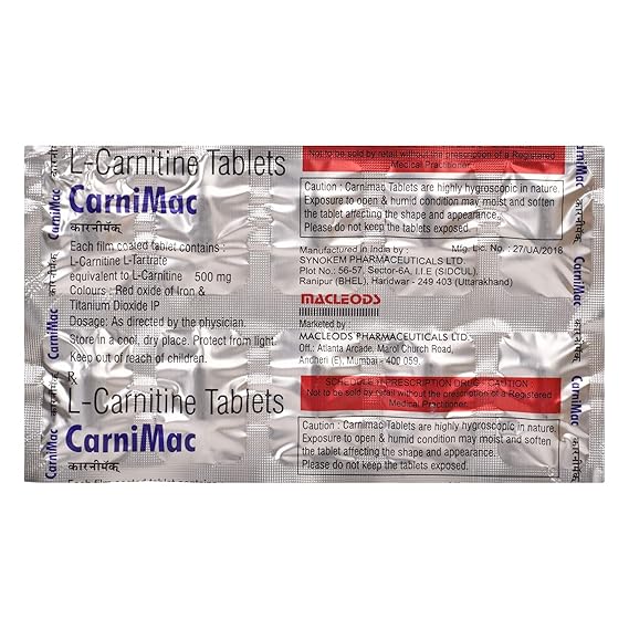 Carnimac - Strip of 10 Tablets : Amazon.in: Health & Personal Care