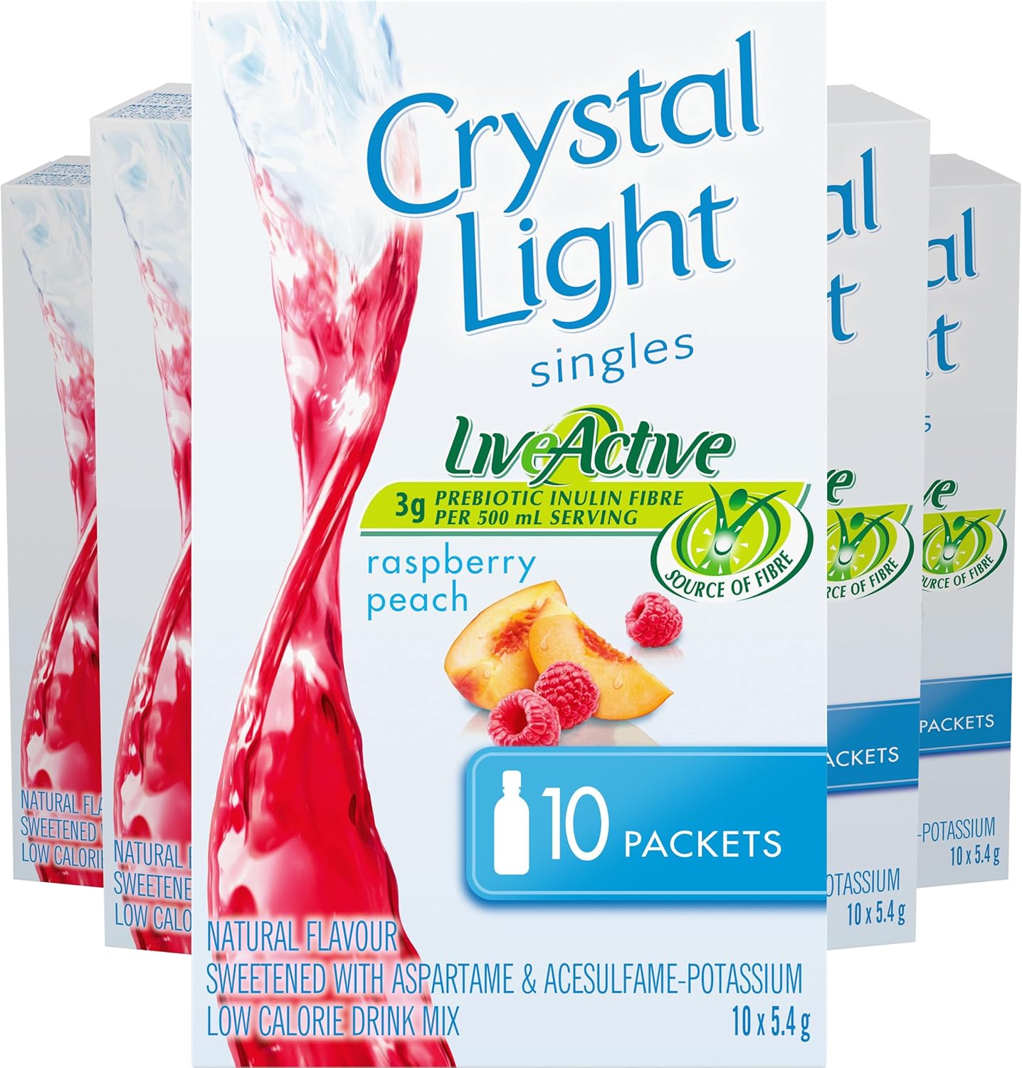 Crystal Light Singles, Raspberry Peach : Amazon.ca: Grocery & Gourmet Food