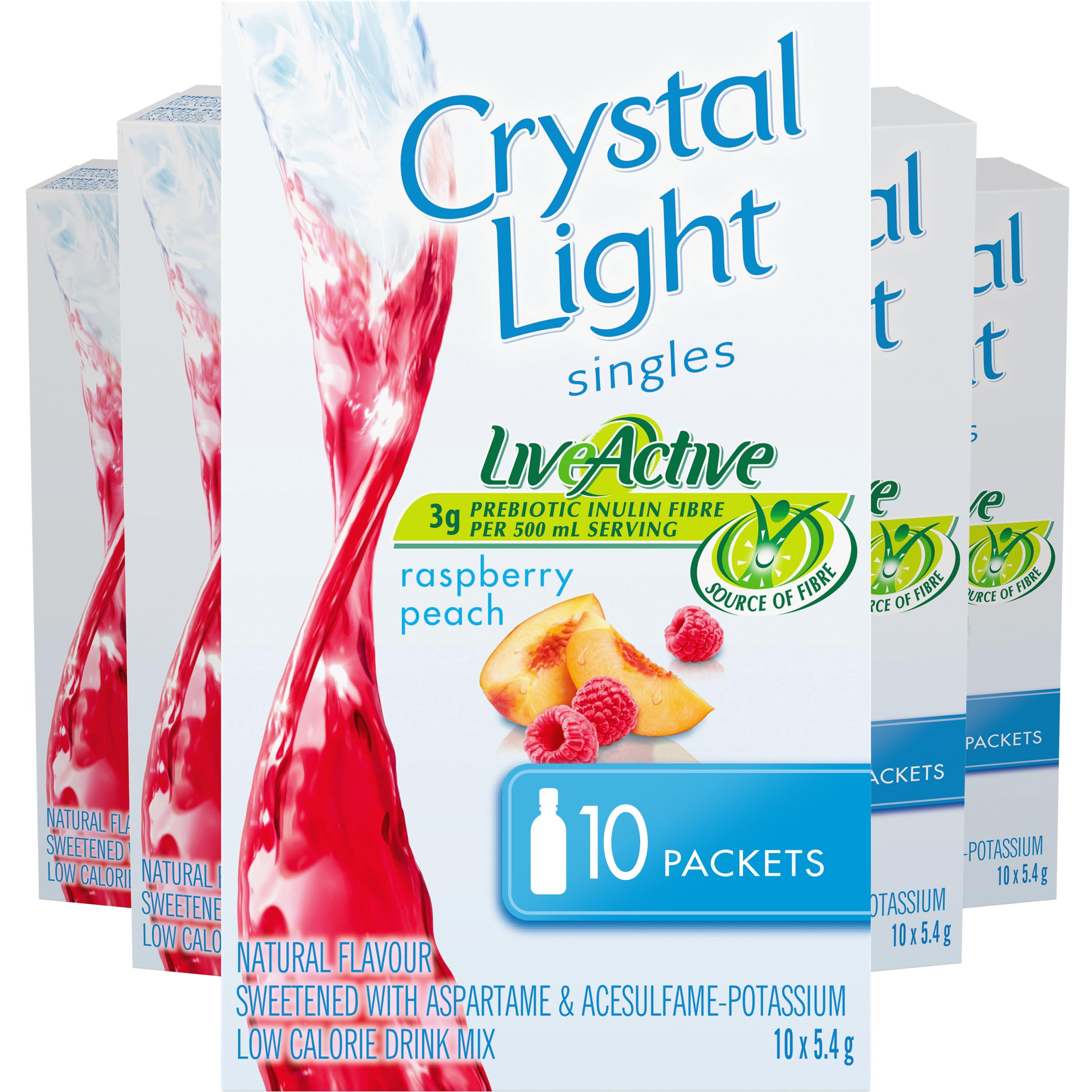 Crystal Light Singles, Raspberry Peach : Amazon.ca: Grocery & Gourmet Food