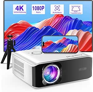 XuanPad [Auto Focus/Trapezoidal Correction] Projector 4K Supported ...